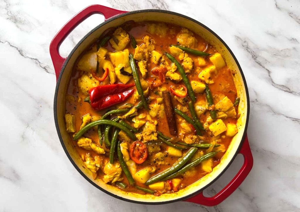 Fish in Coconut Curry Sauce - The Salted Potato from Renée Robinson