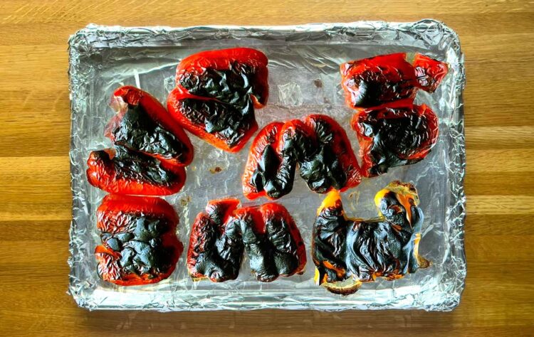Roasted Peppers with Capers and Caper Leaves - The Salted Potato from ...