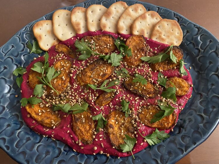 Purée of Beets with Roasted Carrots and Dukkah (Duqqa) - The Salted ...