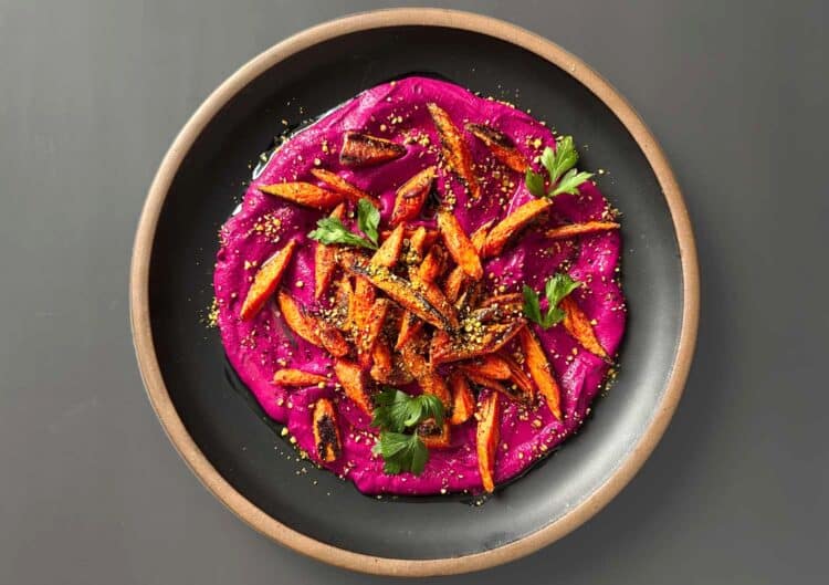 Purée of Beets with Roasted Carrots and Dukkah (Duqqa) - The Salted ...