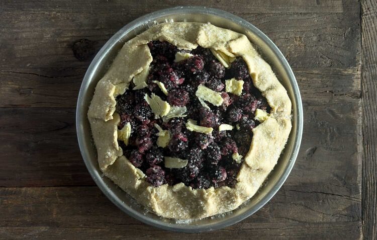 Blackberry Pie Galette - The Salted Potato from Renée Robinson