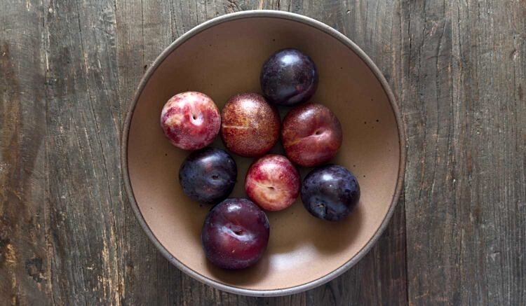 Roasted Plums with Orange and Sumac - The Salted Potato from Renée Robinson