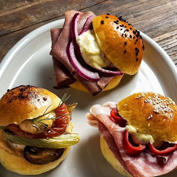Milk Bread Sliders – 3 Ways - The Salted Potato from Renee Robinson